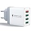 Chargeur USB Multiple, 4-Port Prise USB 40W QC 3.0 Bloc Chargeur Rapide ...