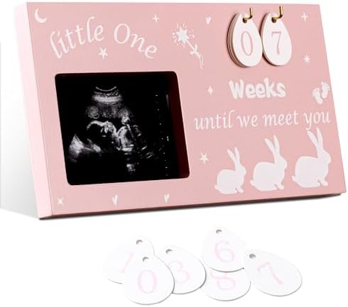 Amazon.com: eletecpro Baby Ultrasound Picture Frame with Countdown ...