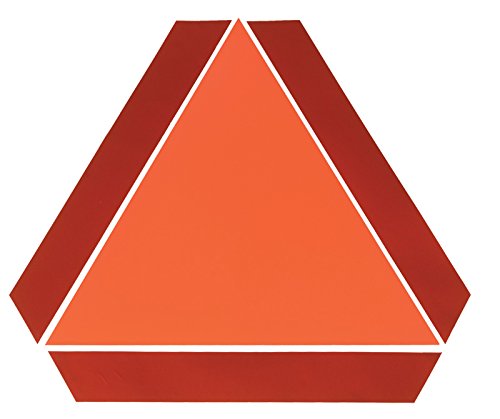 Safety Flag Slow Moving Vehicle Decal (5 Pack), 16 inches x 14 inches ...