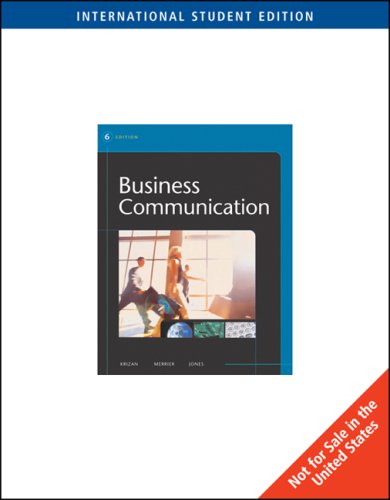 Buy International Student Edition (Business Communication) Book Online ...