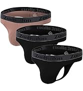 JINSHI Men's Ice Silk Glossy G-String Thongs Sexy Wide Low Rise ...