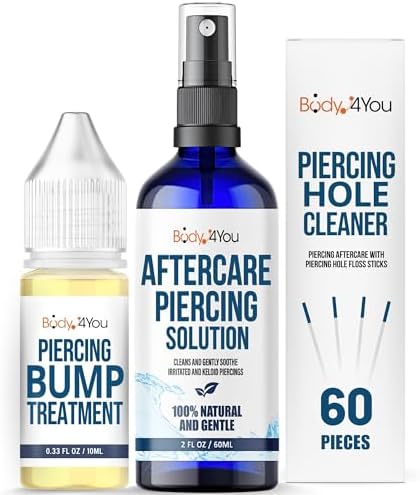 Amazon.com: Piercing Aftercare Spray Solution to Shrink Piercing Bumps ...