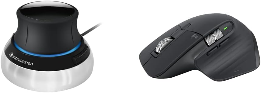 3Dconnexion SpaceMouse Compact & Logitech MX Master 3S - Kabellose ...