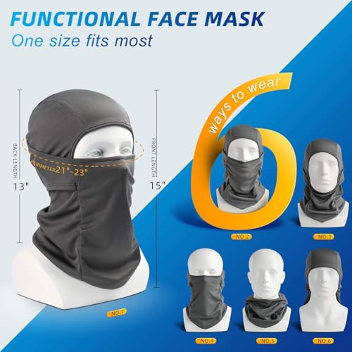 RADIANT Face Mask for Bikers in Riding UV Protected Full Face Mask ...
