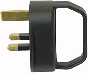 Easy Pull Plug, Mains, Black, 3A, Electrical Mains Plugs Standard ...