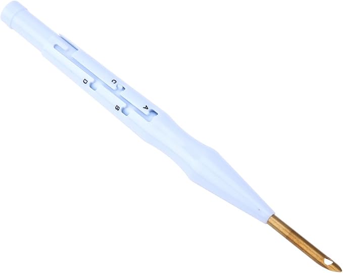 Amazon.com: Yctze Adjustable Embroidery Needle Punch Pen Kit, 2.2mm ...