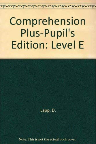Comprehension Plus-Pupil's Edition: Lapp, D.: 9780131649880: Amazon.com ...