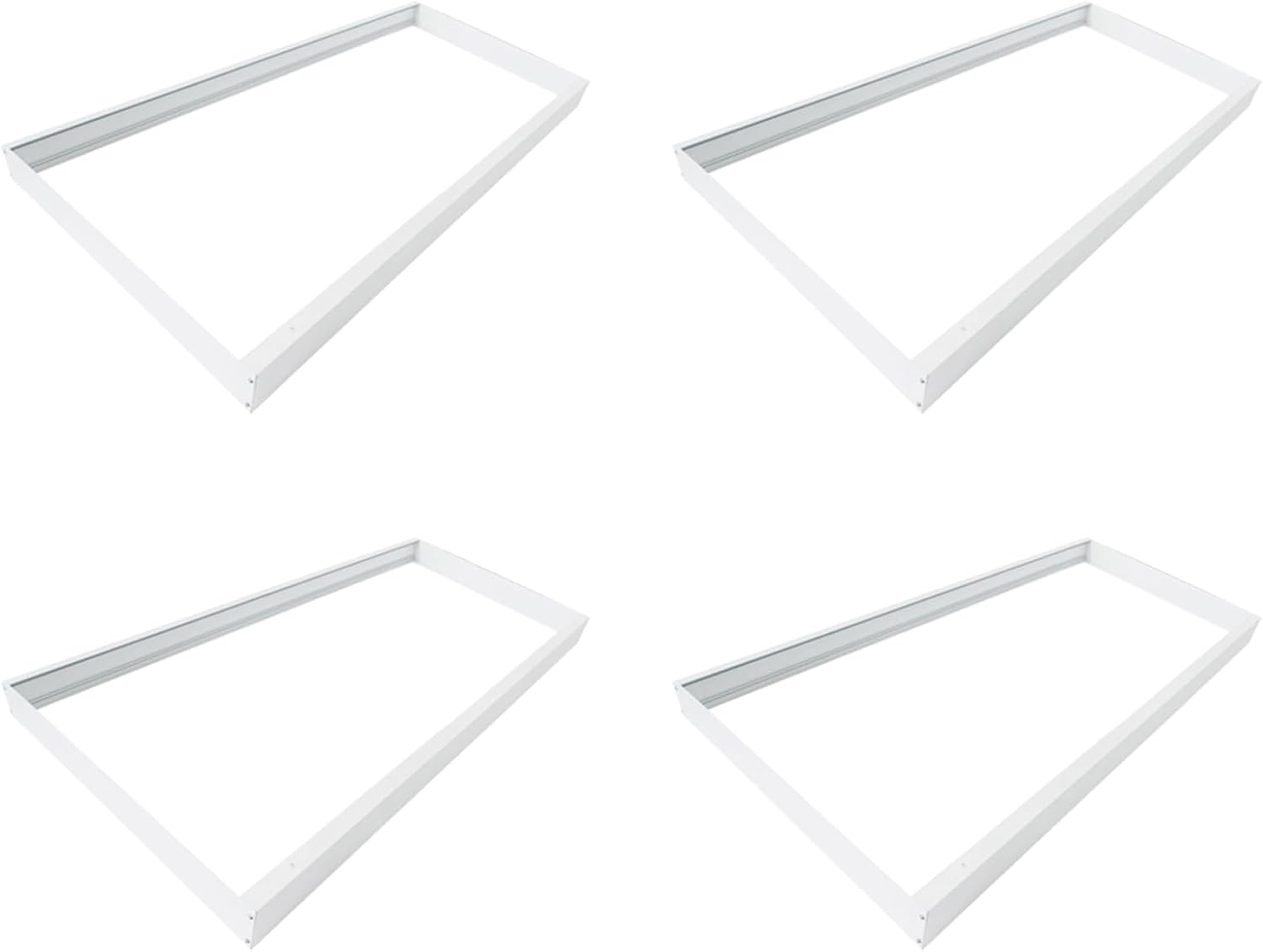 20-Pack 2x4 Surface Mount Kit for LED Flat Panel Light-Aluminum Ceiling ...