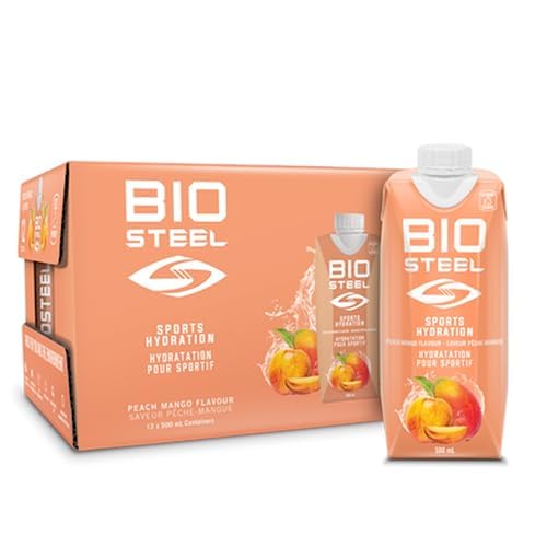 Amazon.com : Biosteel Peach Mango Sports Drink, 500 ML : Grocery ...
