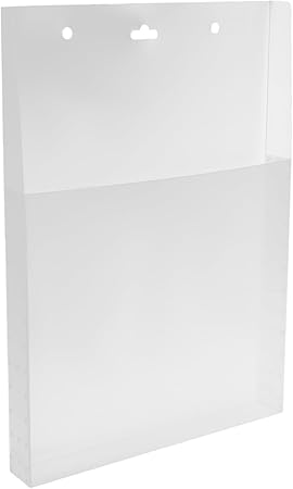 STOBOK 2pcs Wall Hanging File Folders Clear Organizer Box Office ...