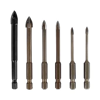 Amazon.com: Biaungdo 6 Pcs Efficient Universal Drilling Tool, Triangle ...