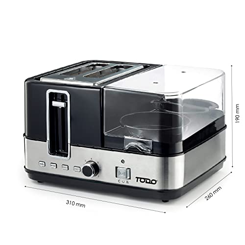 TODO 1400W Breakfast Master Toaster Egg Cooker Poacher : ApplianceStore.au