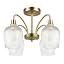 Happy Homewares Classy Antique Brass Triple Spot Ceiling Light Fitting ...