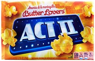 Amazon.com: ACT II Popcorn Butter Lovers, 2.75 Oz, 12 Ct
