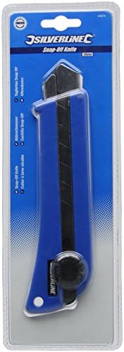 Amtech S0150 2pc Snap-Off Blade Disposable Retractable Knife Set, Craft ...