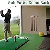 Amazon.com: BiJun Golf Clubs Stand Clubs Display Case, Clubs Wall Mount ...