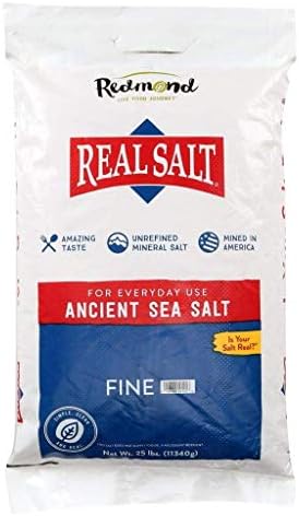 Amazon.com : Redmond Real Salt 10 Lb Bag- Natural Unrefined Gluten Free ...