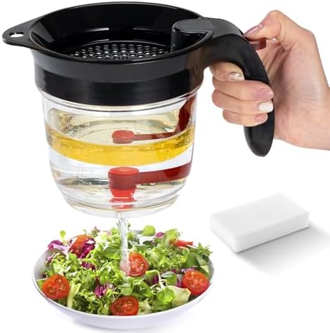 Amazon.com: Sumteene Fat Separator for Gravy, 4 Cup Grease Gravy ...