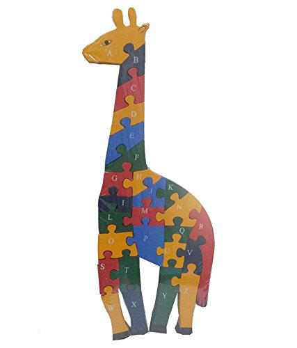 Buy Alif Wooden Toy Puzzle Multicolour Online at Low Prices in India ...