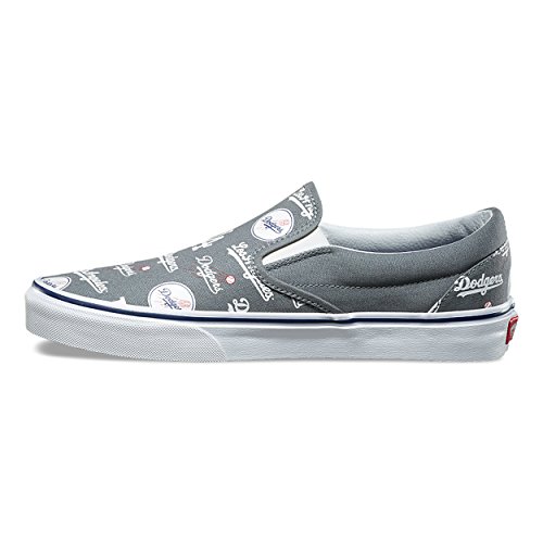 Buy Vans Unisex Slip-on (MLB) Los Angeles/Dodgers/Gray Vn0a38f7pq0 (MLB ...