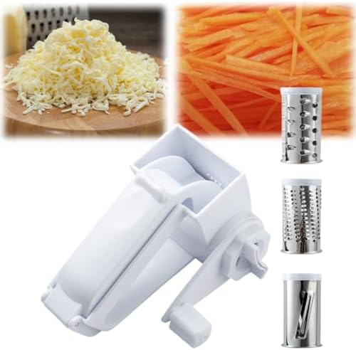 Amazon.com: 3 in 1 Cheese Grater,Olive Garden Cheese Grater Hand Crank ...