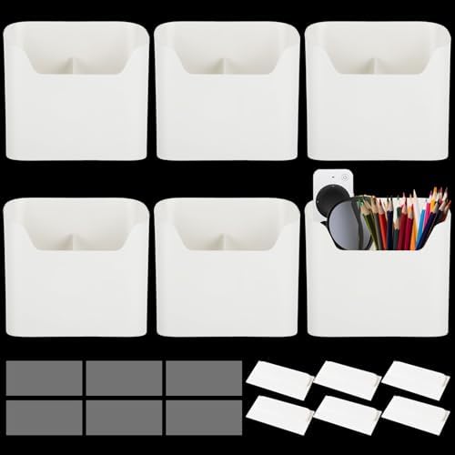 Amazon.com : 6Pack Wall Organizer File Holder, Acrylic Single Pocket ...