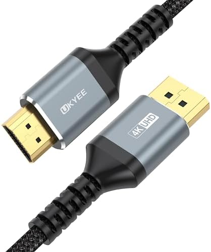 Amazon.com: JSAUX 4K DisplayPort to HDMI Cable Adapter 10FT, DP to HDMI ...