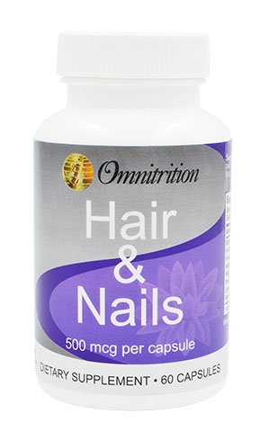 Amazon.com: Omni Hair & Nails Dietary Supplement, 60 Capsules : Health & Household