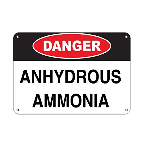 Buy Vivityobert Danger Anhydrous Ammonia Hazard Sign Hazard Signs Sign ...