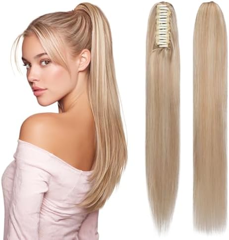 Amazon.com: SEGOHAIR Extensión de cola de caballo con pinza de cabello ...