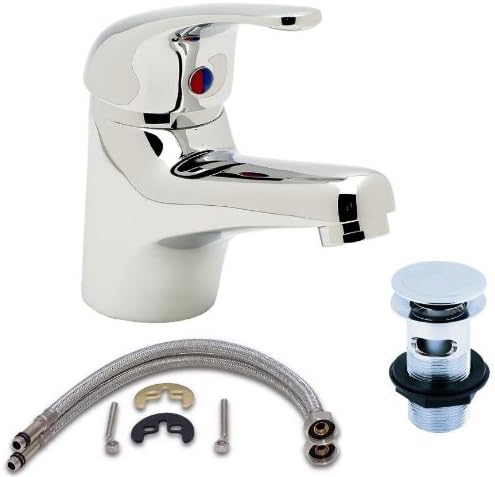 Trophy Basin Bathroom Mixer Low Pressure Tap Inc Click Clack Waste ...