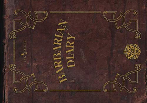 Ink & Alder Barbarian Diary: Lined Journal for Tabletop RPG Player ...