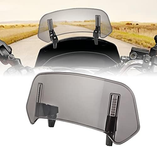 motoparty Universal Adjustable Clip-on - Motorcycle Windshield ...