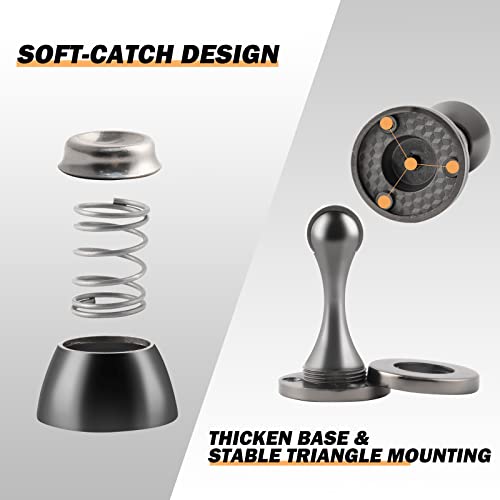 KOLAKO Door Stops, Magnetic Door Stopper for Bottom of Door, Brushed ...