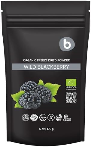 Amazon.com: 6.35OZ Freeze Dried Black Raspberry Powder - 100% ...