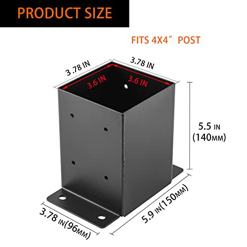Snapklik.com : 4x4 Post Base, Post Brackets