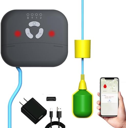 Sump Pump Alarm with Phone Alert, WiFi Sump Alarm System with 10 Ft ...