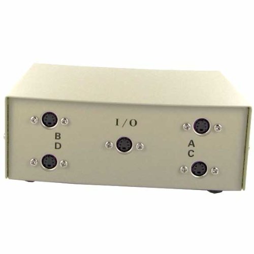 SF Cable, 4-Way MiniDin4 Female ABCD Switch Box : Amazon.in: Computers ...