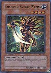 Amazon.com: Yu-Gi-Oh! - Amazoness Swords Woman (MFC-061) - Magicians Force - 1st Edition - Ultra ...
