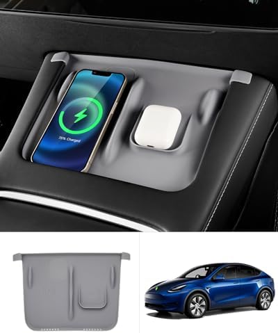 Amazon.com: Shademax Custom Fit for Center Console Wireless Charger Mat ...