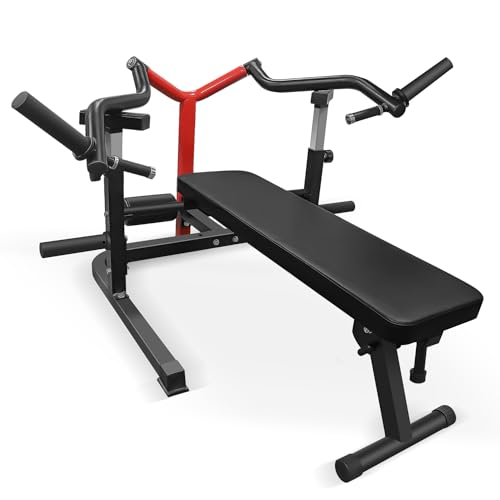 Houbos Chest Press Machine – Adjustable Flat Incline Bench Press with ...