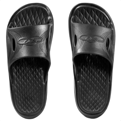 Chinelo Olympikus Pós Corre Unissex Unico preto / preto ...