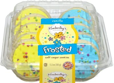 Amazon.com: Kimberley's Spring Vanilla Frosted Cookies, 10ct : Grocery ...