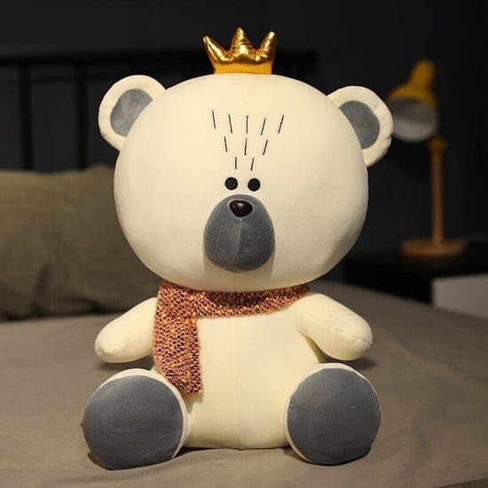 Buy TEDDY DADDY Toys - Crown Teddy for Kids, Stuffed Super Soft Toy ...