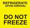 Adazon Inc. CL014 Do Not Freeze, Refrigerate Upon Arrival, Caution ...