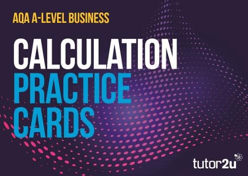 AQA A-Level Business Calculation Practice Cards : tutor2u Business ...