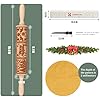 Amazon.com: XINBADA 17" Premium Wood Rolling Pin with Nativity Embossed ...