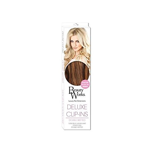 Amazon.com : Beauty Works Deluxe Clip-In Hair Extensions 18 Inch ...