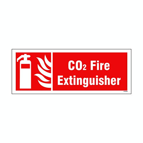 Protector Sign CO2 Fire Extinguisher Sign Set Of 3 : Amazon.in ...
