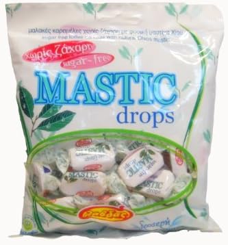 Amazon.com : Mastic Drops - Mastiha Sugar Free Candies (150g) : Hard ...